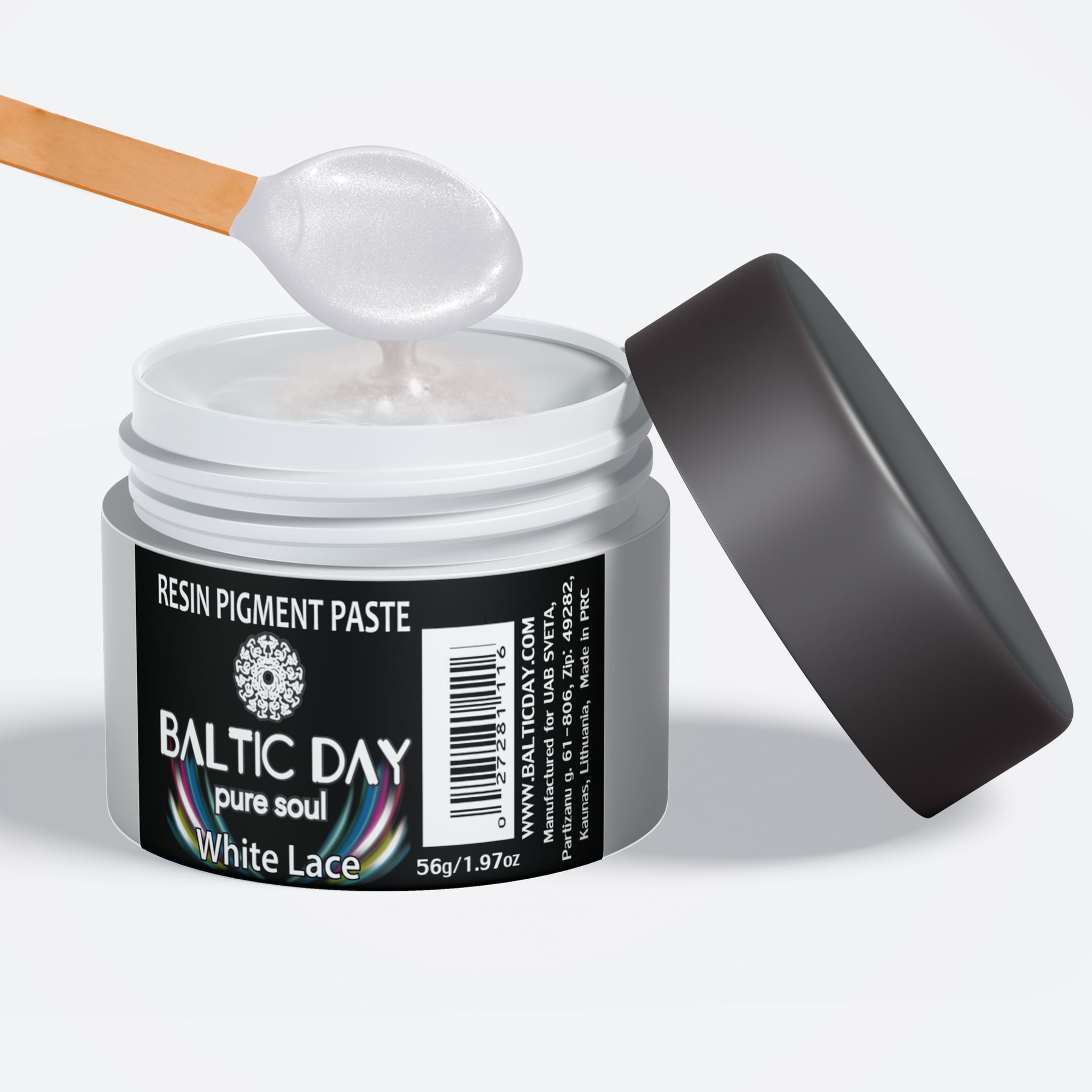 White Pearl Mica Powder Pigments for Epoxy Resin — BALTIC DAY