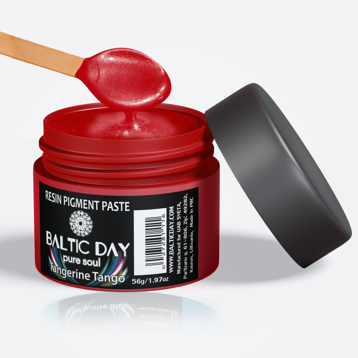 Epoxy Pigment Paste - TANGERINE TANGO - 56g — BALTIC DAY