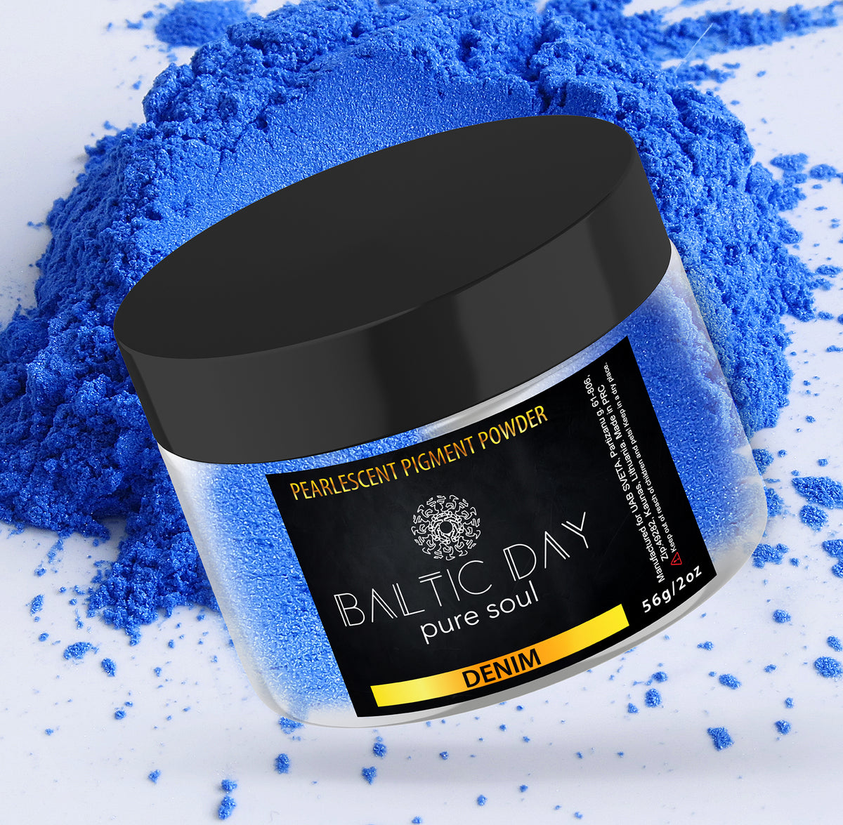 Epoxy Resin Color Pigment - Metallic Resin Powder - Blue Denim - 56g ...