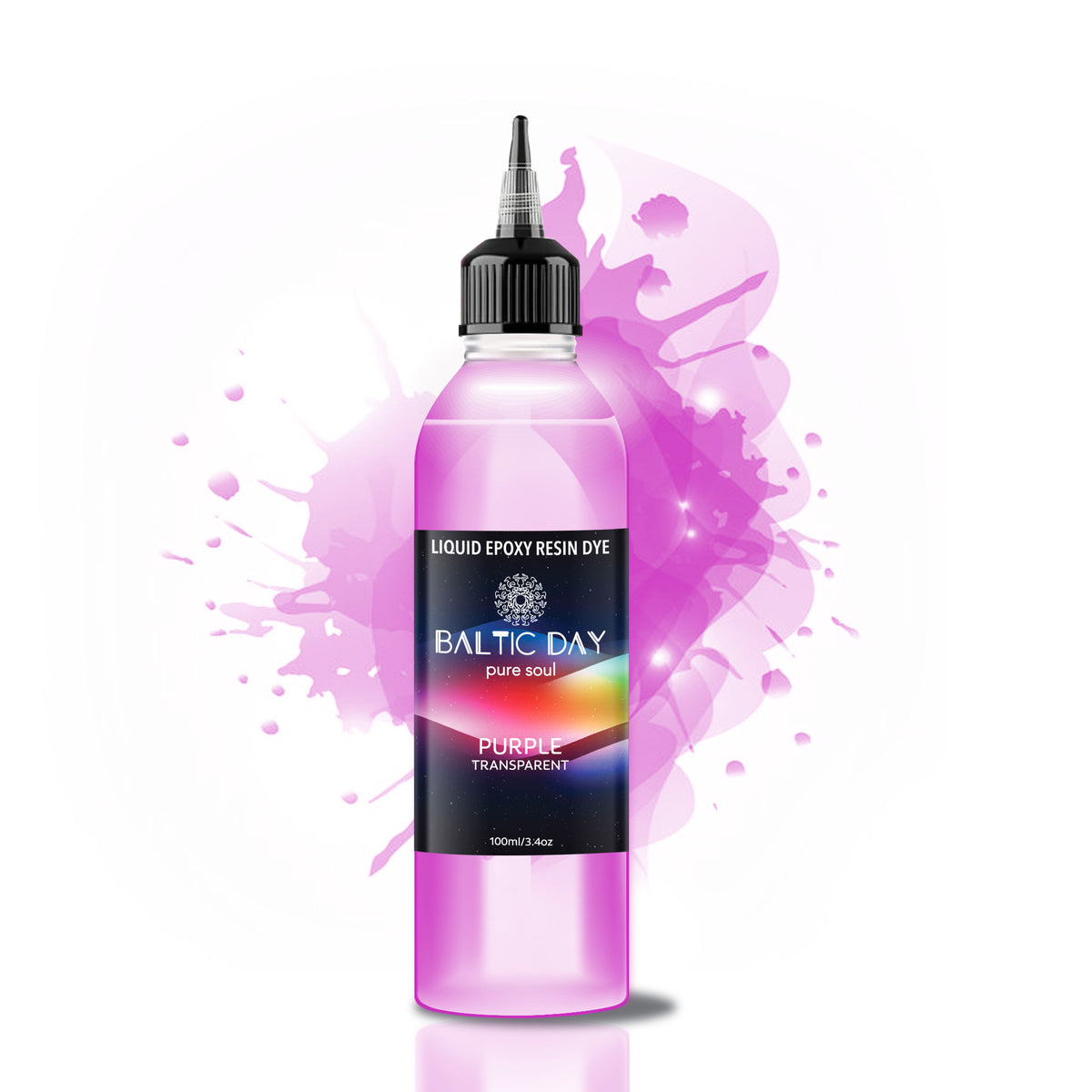 Liquid Epoxy Resin Dye - CYBER GRAPE - 100ml — BALTIC DAY